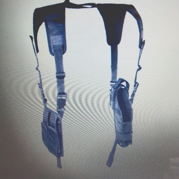UNBRANDED | Accessories | Vertical Shoulder Holster Holds 2 Ammo Clips ...